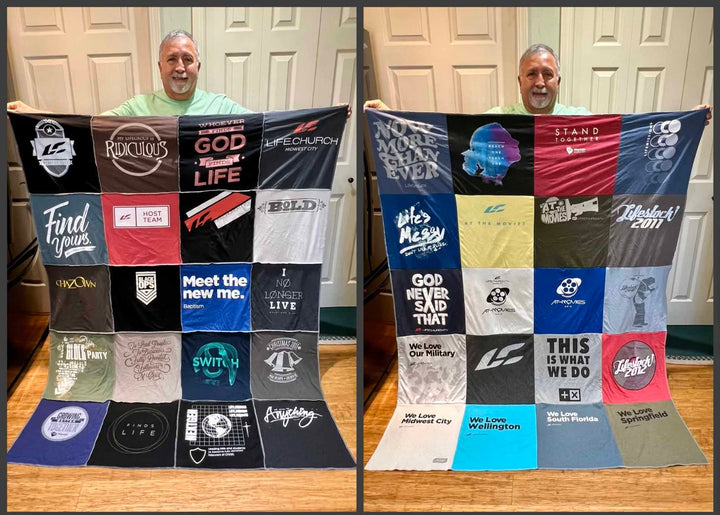 Custom T-shirt Quilts – Twisted K